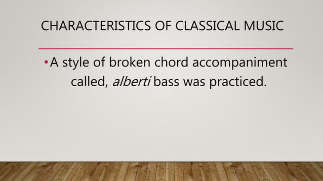 Music of the classical period | PPTX