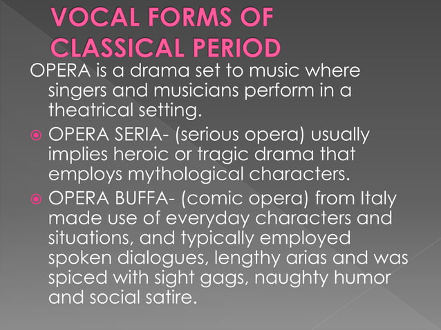 Music of the classical period (1750 1820) | PPTX