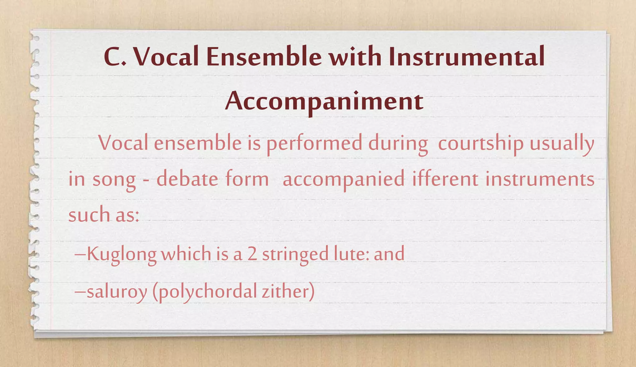 Music of the Cordillera,Mindoro, Palawan and Visayas | PPTX
