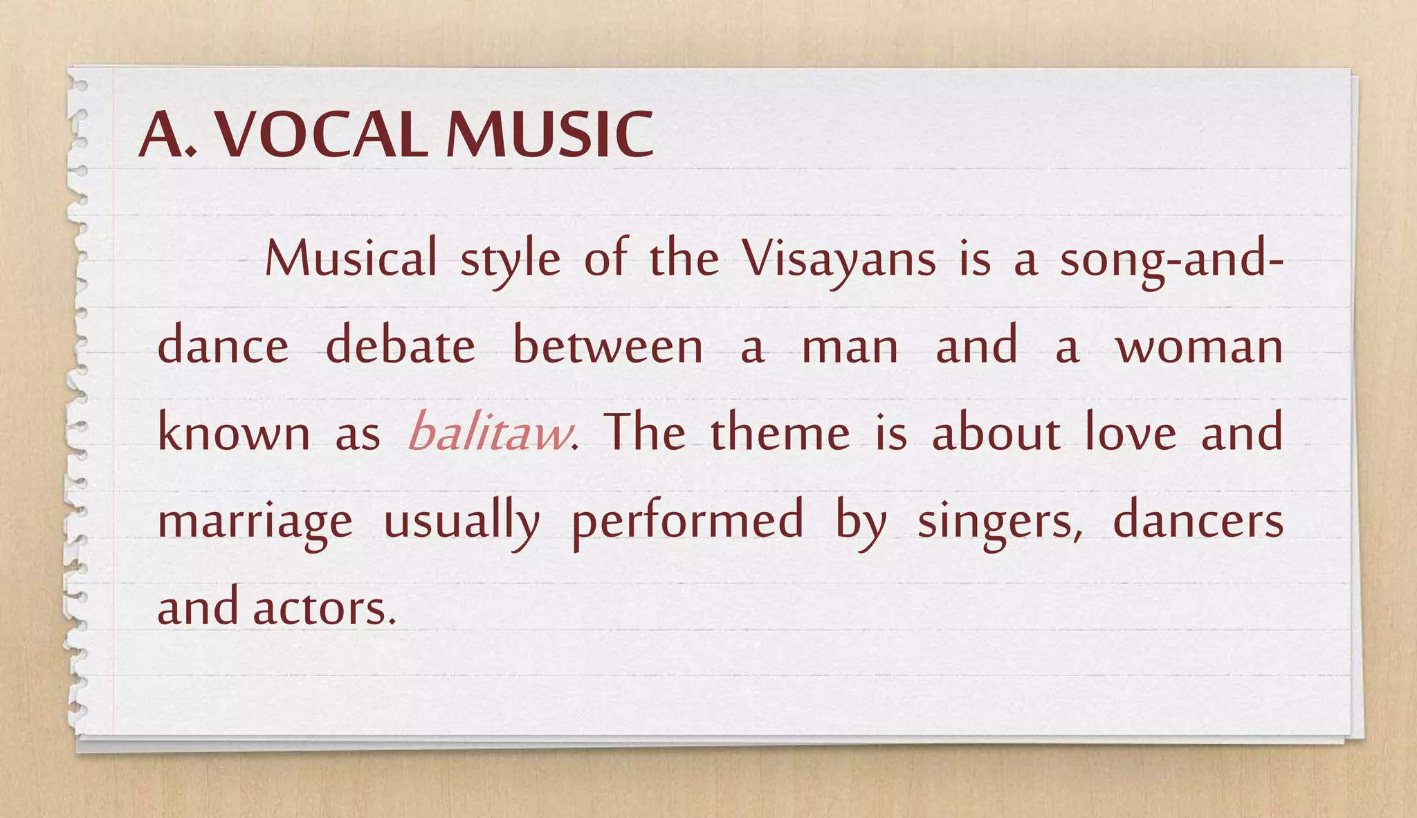 Music of the Cordillera,Mindoro, Palawan and Visayas | PPTX