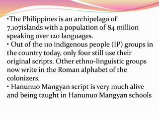 Music of the Mangyan Mindoro.pptx