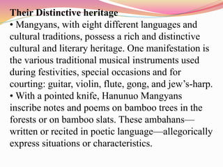 Music of the Mangyan Mindoro.pptx