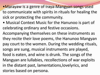 Music of the Mangyan Mindoro.pptx