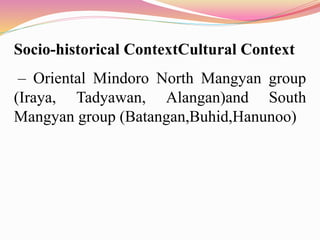 Music of the Mangyan Mindoro.pptx