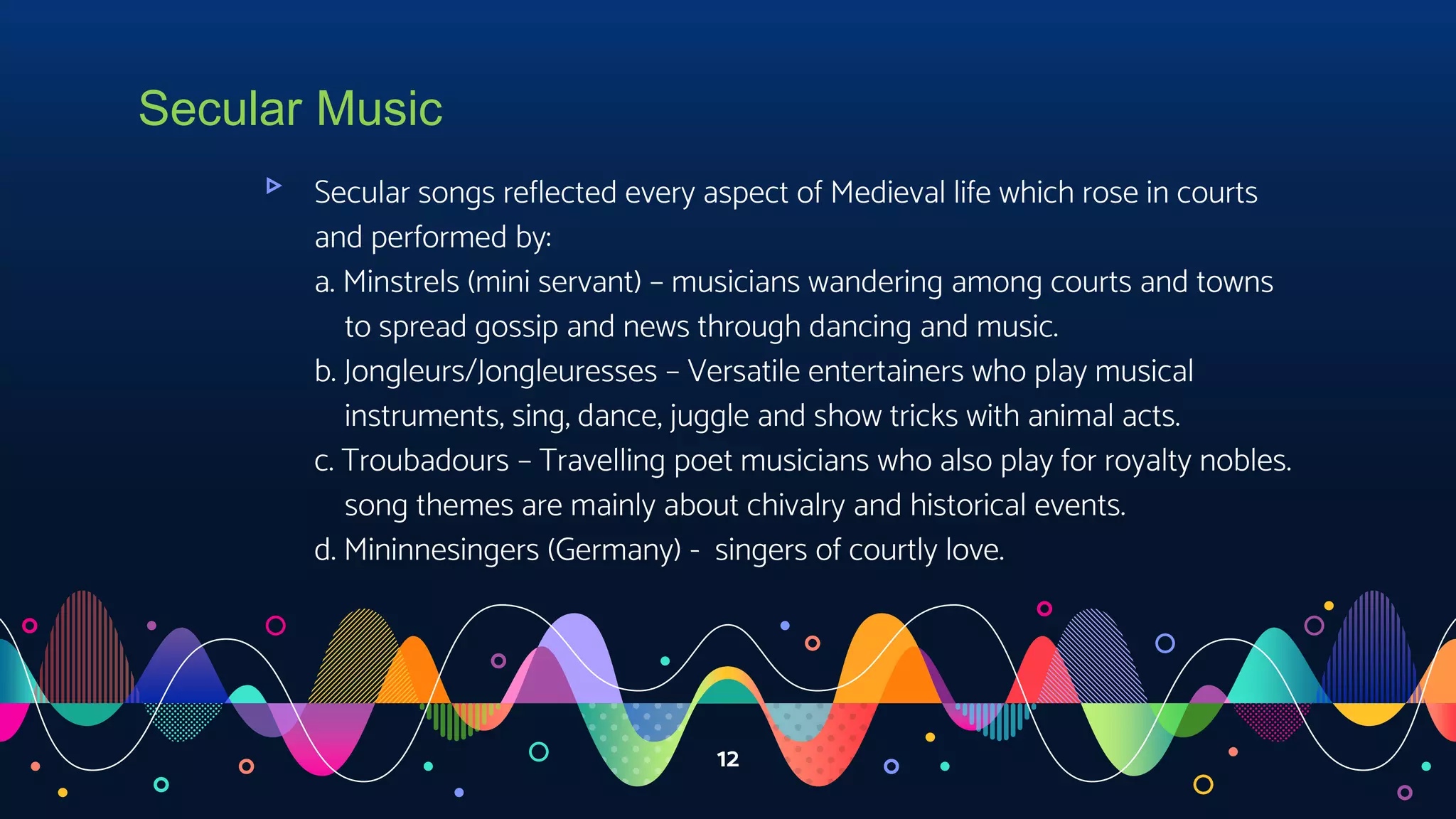 Music of the medieval period (2) | PPTX