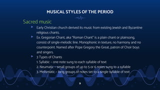 Music of the medieval period (2) | PPTX