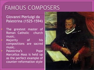 Music of the Medieval, Renaissance, Baroque music | PPT