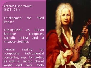 Music of the Medieval, Renaissance, Baroque music | PPT