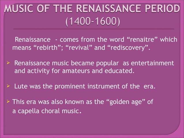 Music of the Medieval, Renaissance, Baroque music | PPT | Religious ...