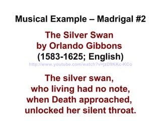 Music Of the Renaissance | PPT