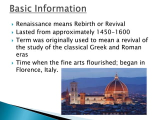 Music of the Renaissance | PPTX | Classical Music | Music