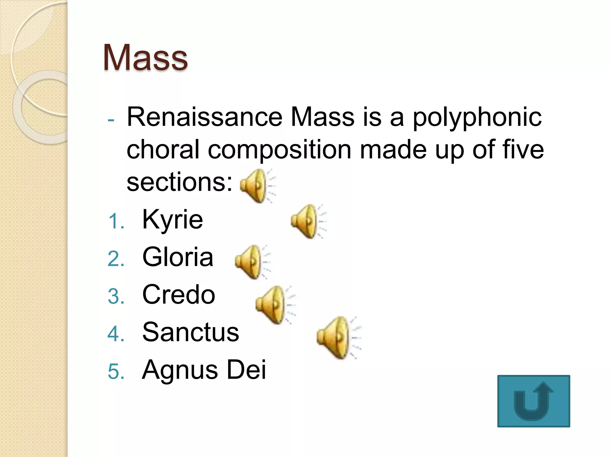 Music of the Renaissance Period | PPSX