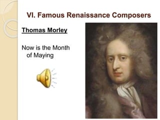 Thomas Morley Renaissance Composer