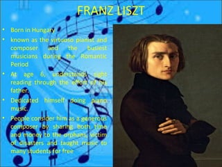 Music of the Romantic Period | PPT