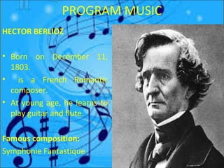 Music of the Romantic Period | PPT