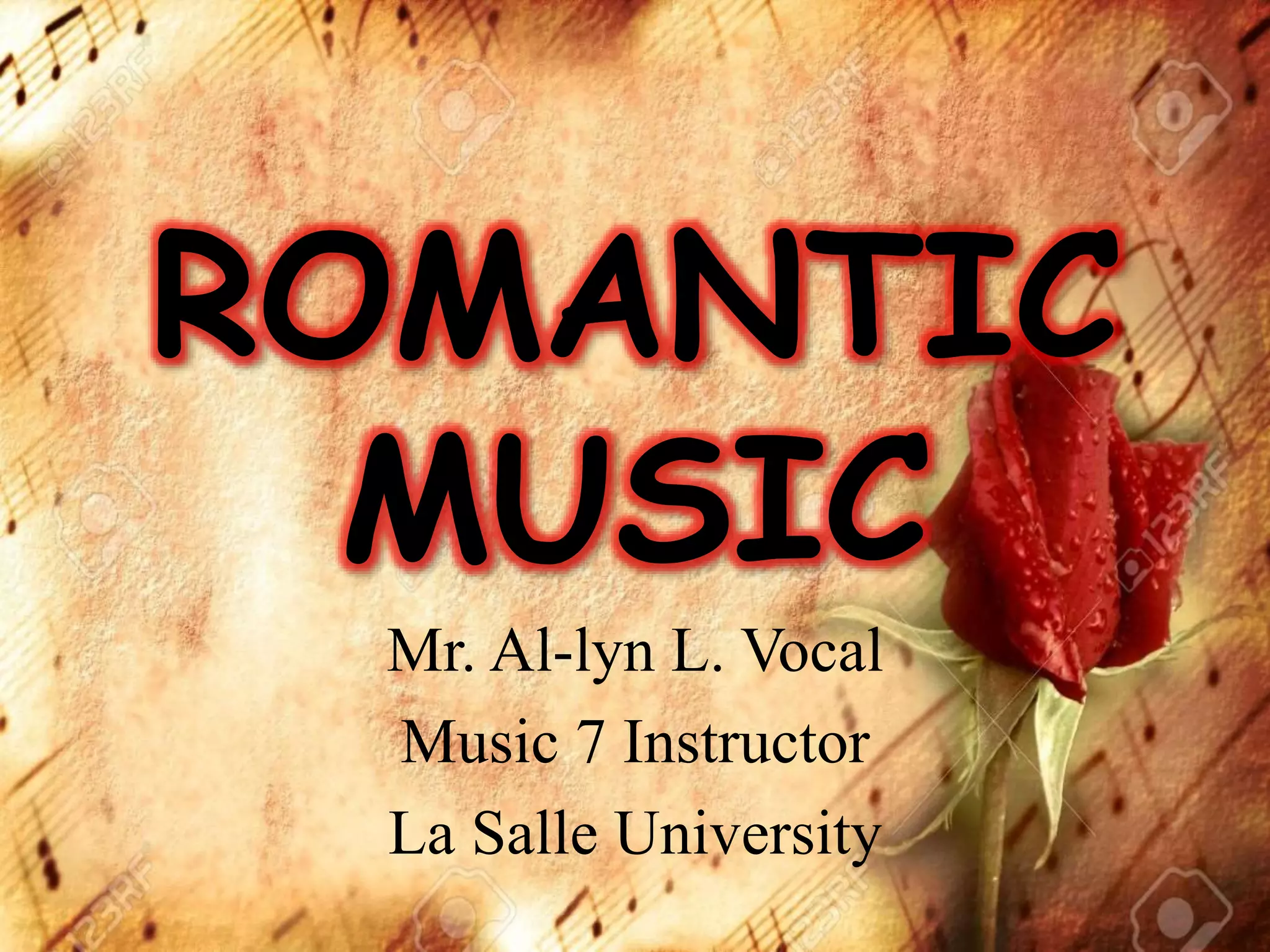 Music of the Romantic Period | PPTX