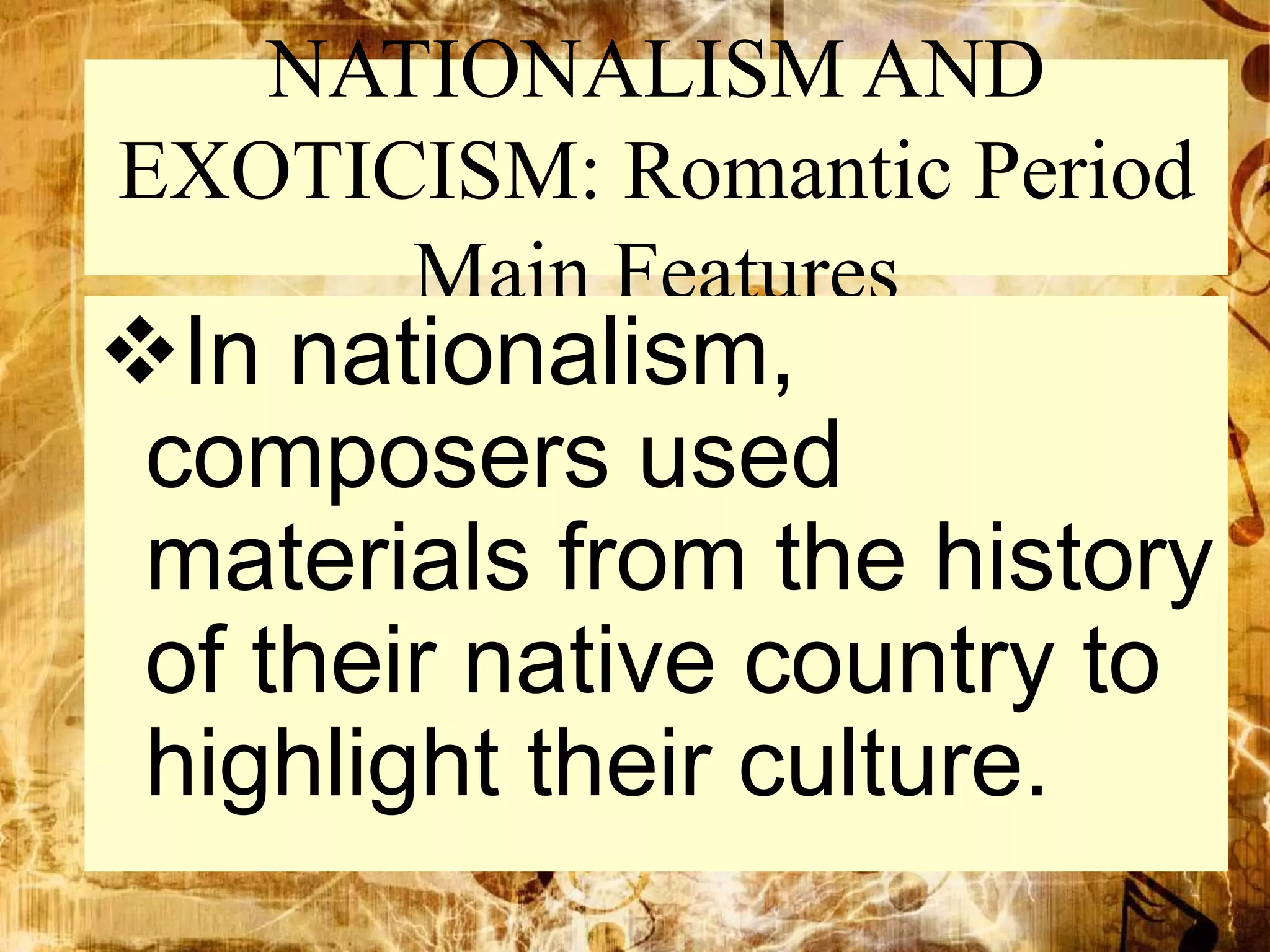 Music of the Romantic Period | PPTX