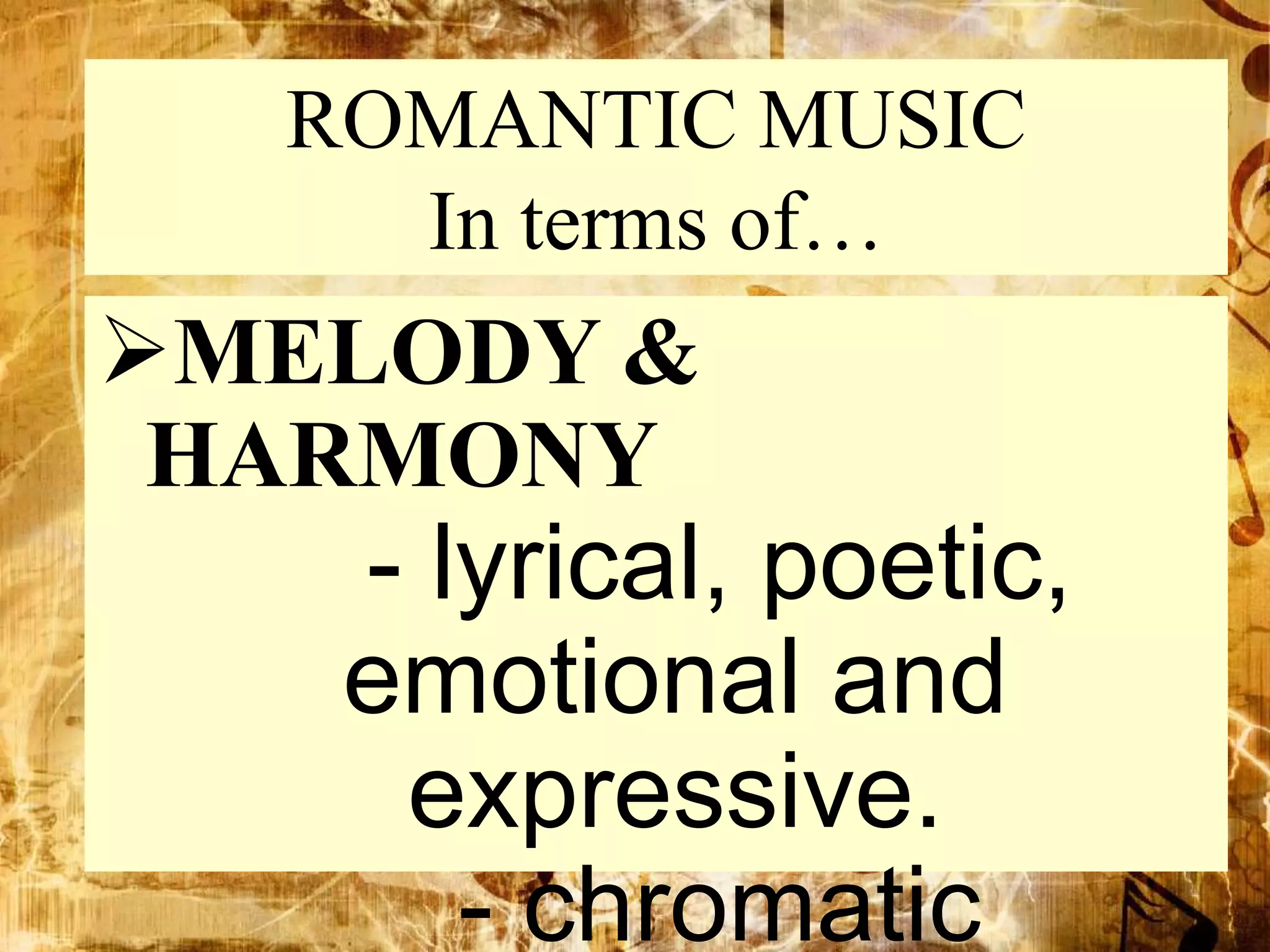 Music of the Romantic Period | PPTX