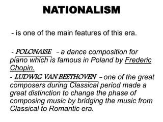 Music of the romantic period | PPTX