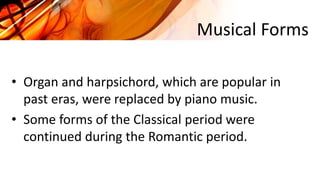 Music of the Romantic Period | PPTX