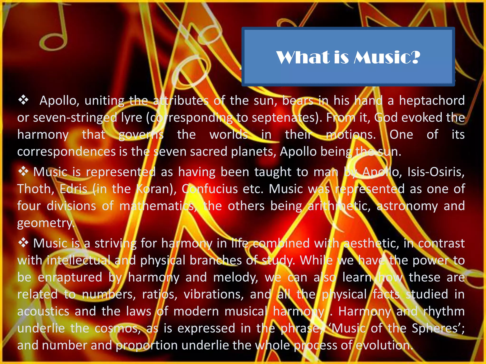 Music of the spheres ppt | PDF