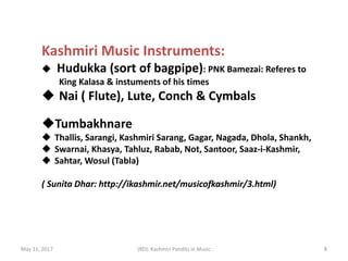 Music by Kashmiri Pandits | PPT