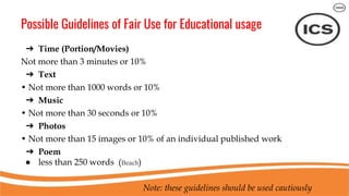 Copyright, Fair Use, Creative Commons, Public Domain | PPTX