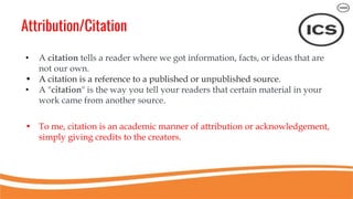 Copyright, Fair Use, Creative Commons, Public Domain | PPTX