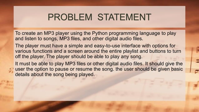 MUSIC PLAYER.pptx | Digital Audio | Computer Software and Applications