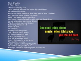 Music poetry project | PPT