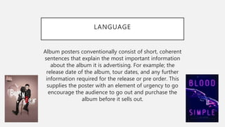 Music poster codes and conventions | PPTX