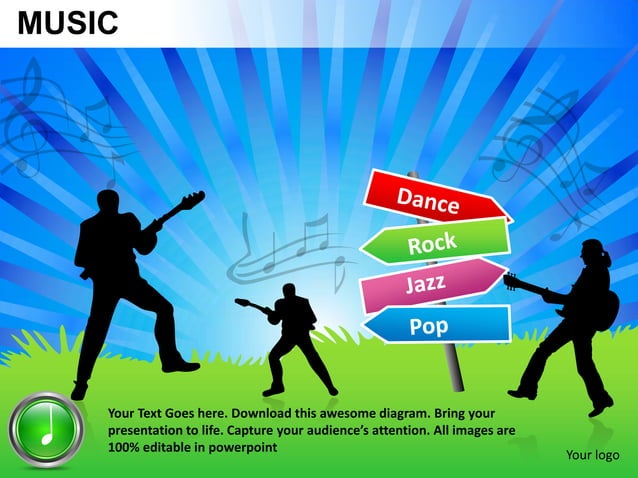 Music powerpoint presentation templates | PPT