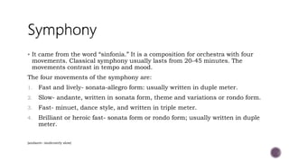 Classical Music and Its Forms | PPTX