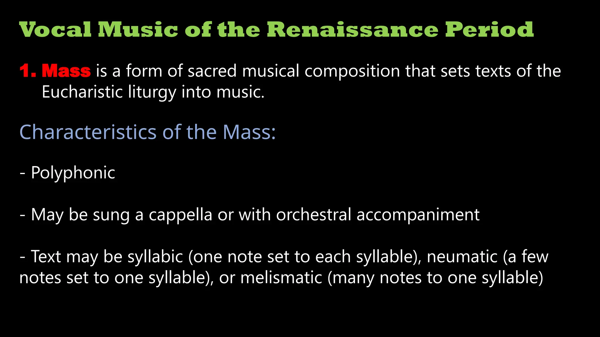 Musical Medieval, Renaissance and Baroque Periods | PPTX
