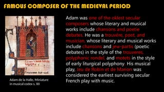Musical Medieval, Renaissance and Baroque Periods | PPTX