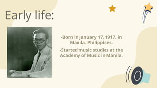 Jose Maceda's life and works. his contributions | PPTX