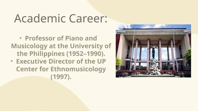 Jose Maceda's life and works. his contributions | PPTX