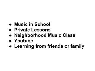 Music Practice For Kids | PDF