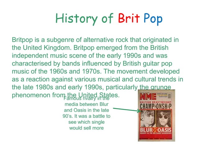 Brit Pop | PPT