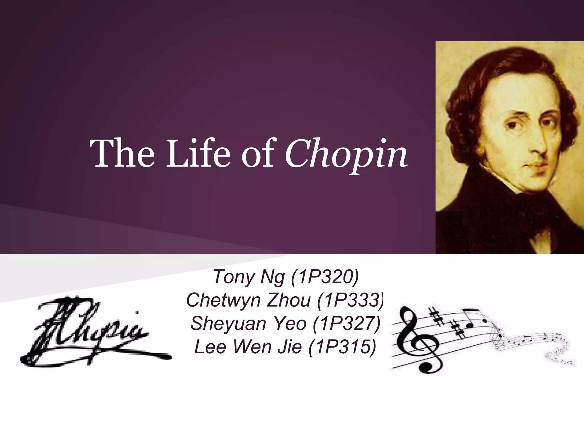 The Life of Frederic Chopin | PPTX