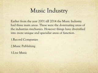 Music professional areas | PPT
