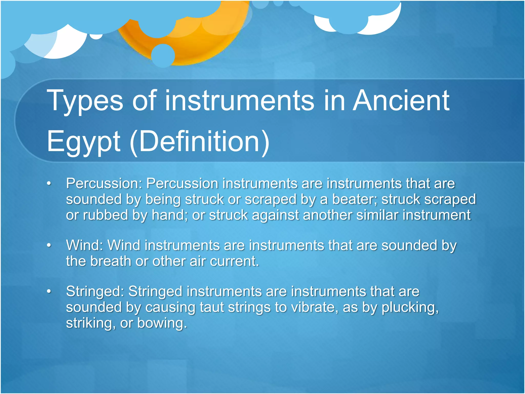 Music project ancient egyptian music | PPTX