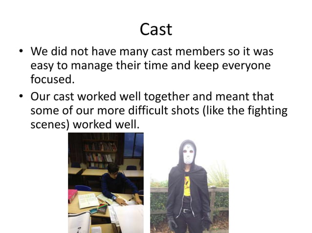 Music promo – write up of shoot day | PPT