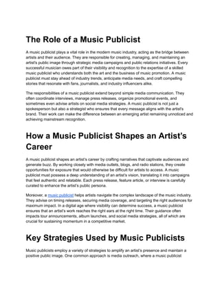 music publicist .pdfmusic publicistmusic publicist | PDF