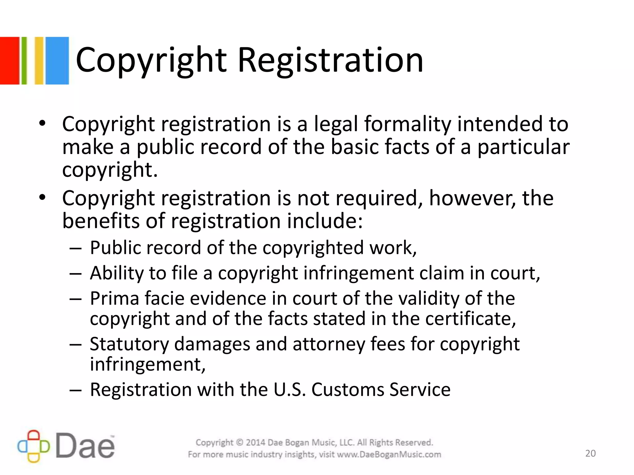 Music Publishing & Copyright Administration In The Internet Age | PPTX