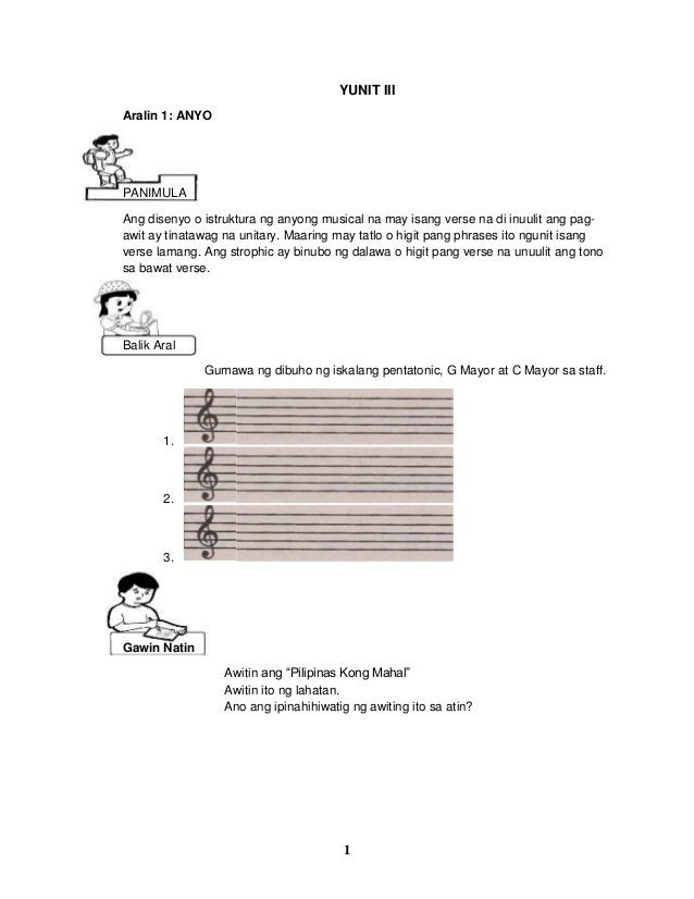 K TO 12 GRADE 5 LEARNER’S MATERIAL IN MUSIC (Q1-Q4) | PDF
