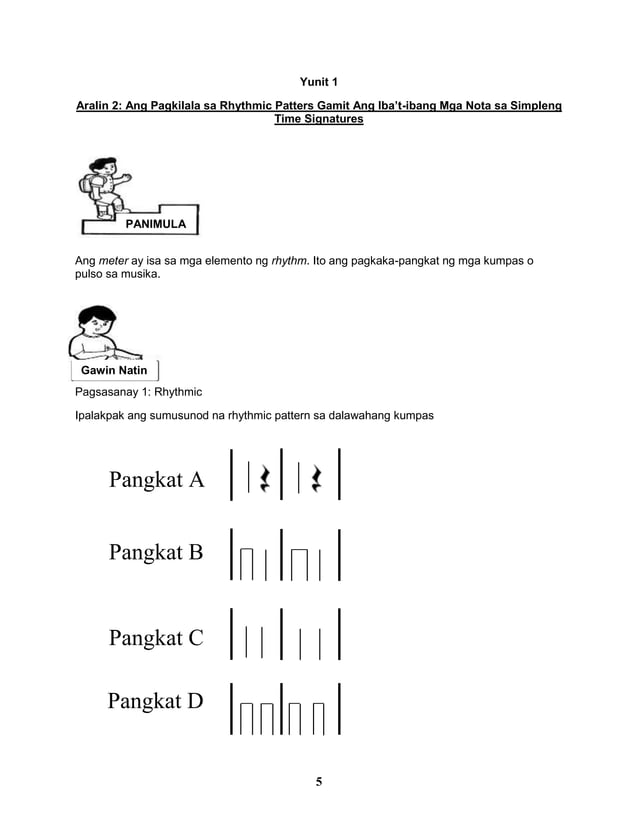 K TO 12 GRADE 5 LEARNER’S MATERIAL IN MUSIC (Q1-Q4) | PDF