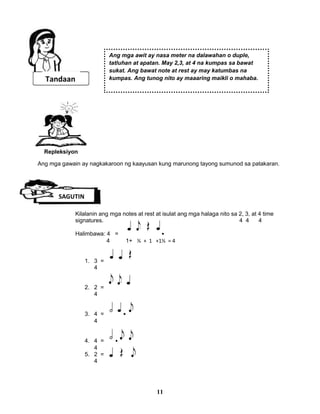 K TO 12 GRADE 5 LEARNER’S MATERIAL IN MUSIC (Q1-Q4)