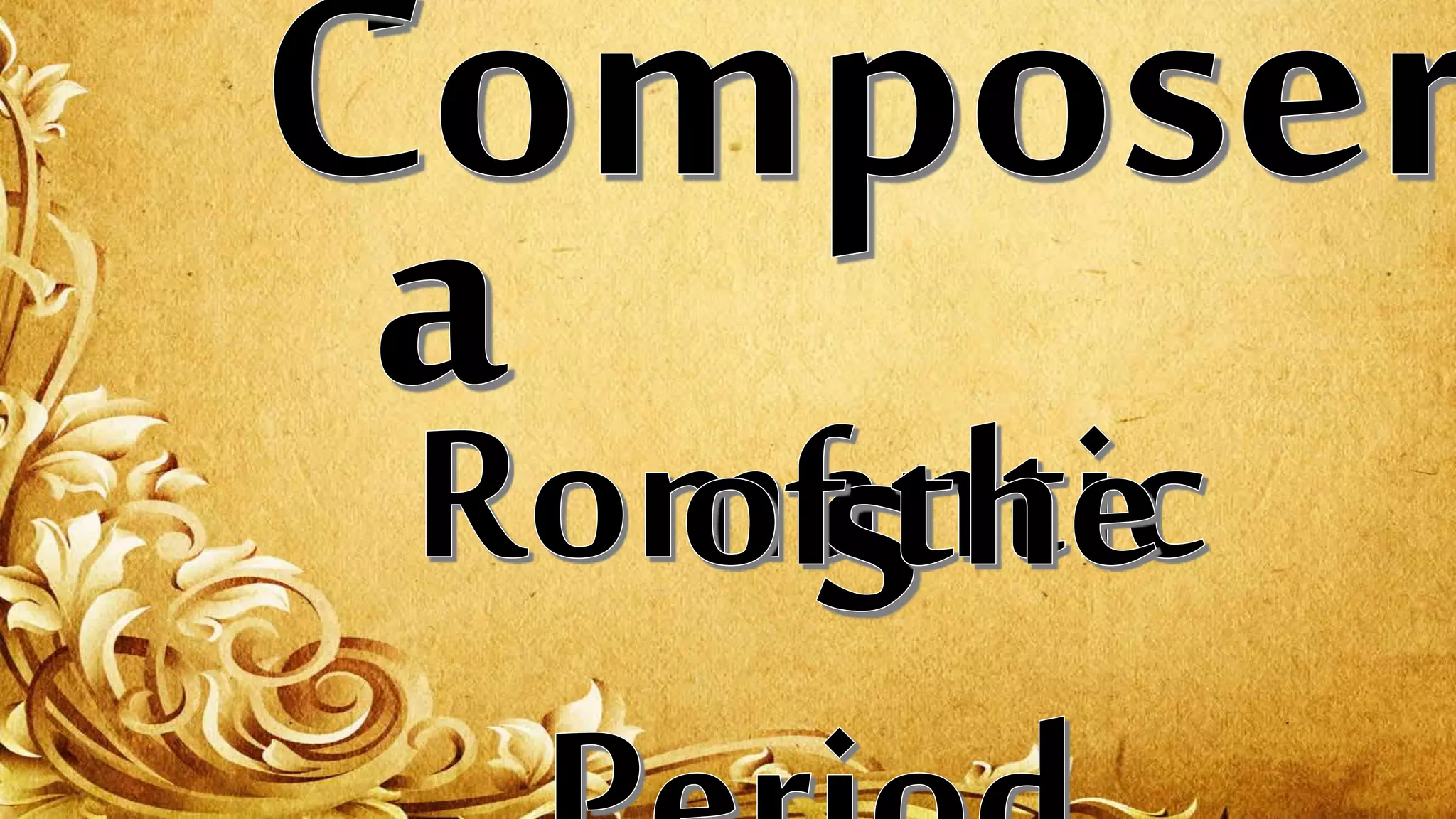Vocal Music Of The Romantic Period Romantic Opera Ppt