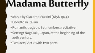 Vocal Music of the Romantic Period (Romantic Opera) | PPTX